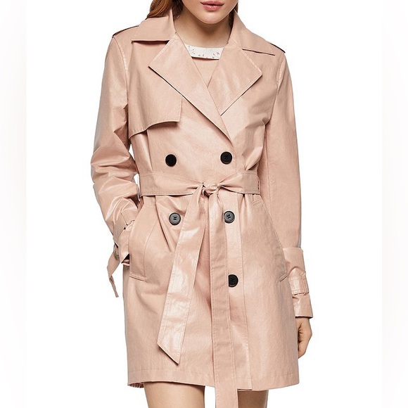 BCBG | Jackets & Coats | Bcbgeneration Bcbg Pink Trench Coat | Poshmark